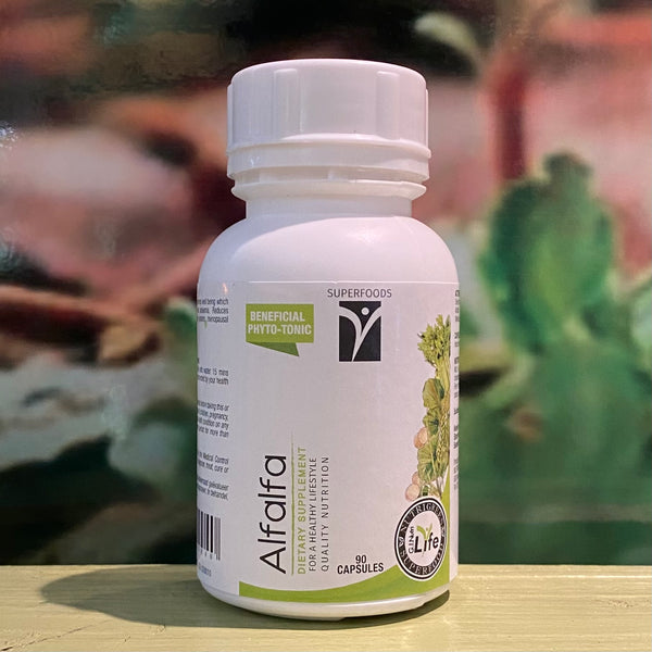 Nutri Life Alfalfa 90 capsules – Emagenes Health Shop