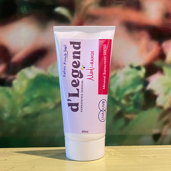 d’Legend Mineral Sunscreen SPF50 50ml – Emagenes Health Shop