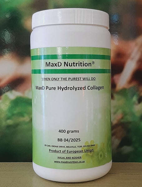 MaxD Nutrition Pure Hydrolyzed Collagen 400g – Emagenes Health Shop